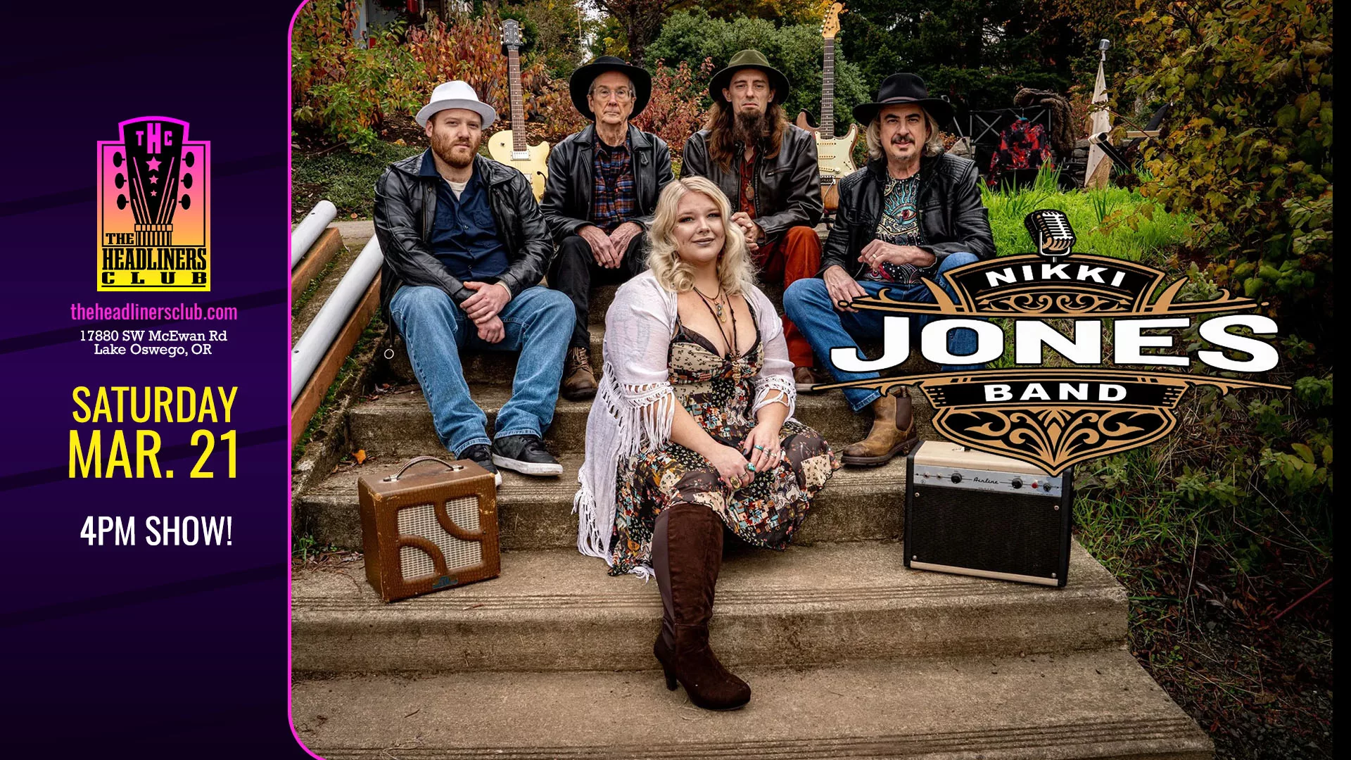 Nikki Jones Band - 4pm Matinee Concert - The Headliners Club